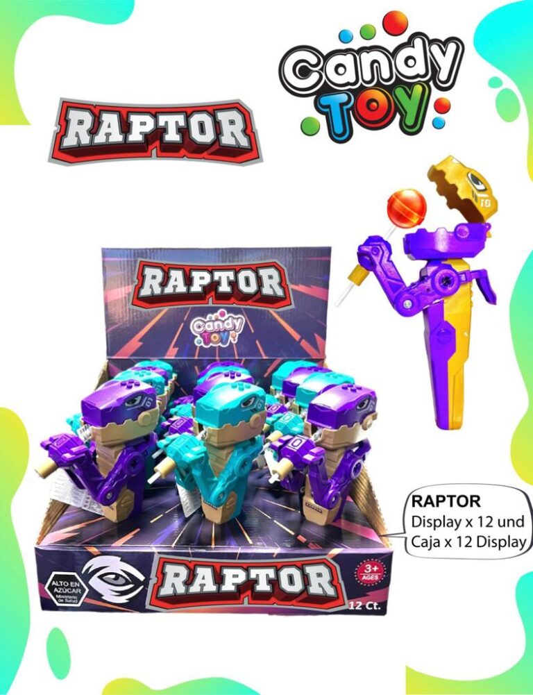 CANDY TOY RAPTOR X 3 UND – MUNDO DULCES 17